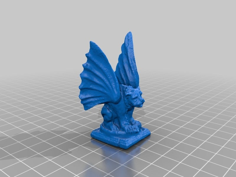 Free STL file Gargoyle Circle Terrain or Tray・3D printable model to ...