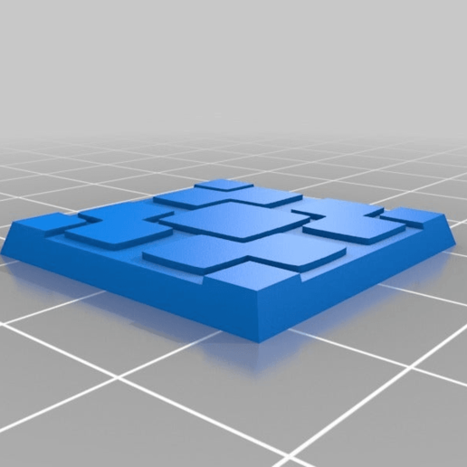 Download free STL file 44 Square Bases (25mm) for Dungeons & Dragons or ...