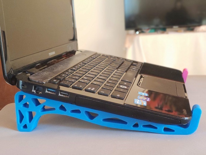 STL file Notebook Stand - Notebook Holder・3D printer model to download ...