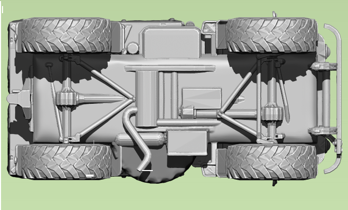 STL-Datei Unimog 👽・3D-Drucker-Vorlage zum herunterladen・Cults