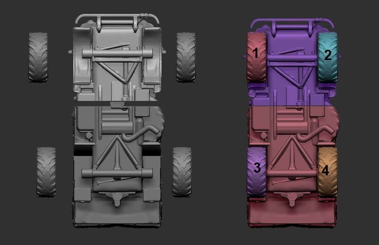 STL-Datei Unimog 👽・3D-Drucker-Vorlage zum herunterladen・Cults