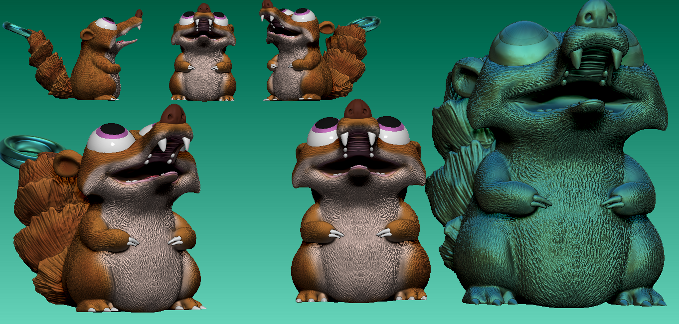 Archivo STL gratis Baby scrat・Diseño por impresión en 3D para descargar ...