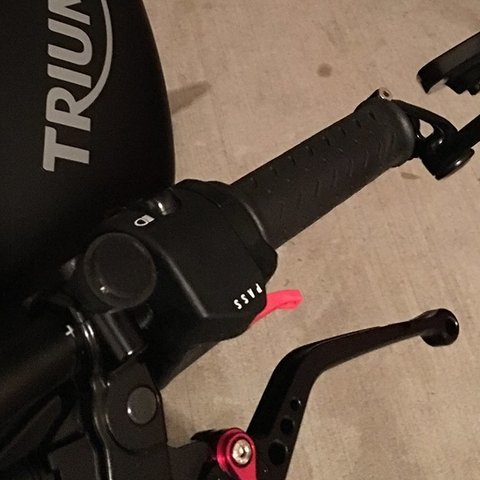 Download free 3D printer templates Triumph Street Triple Mirror Hole ...