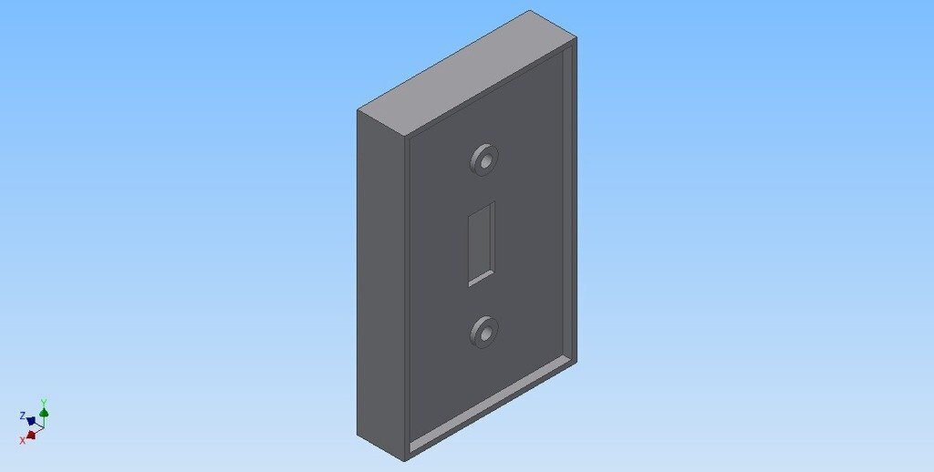 Free STL file Minecraft Lever Light switch Cover・Object to download and ...