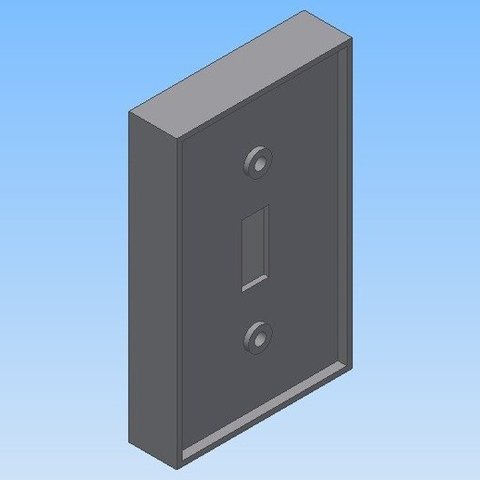 Download free 3D printing files Minecraft Lever Light switch Cover ・ Cults