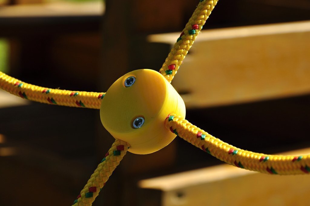 Free STL file Rope clamp for manufacturing climbing net 🗜️・3D printing ...