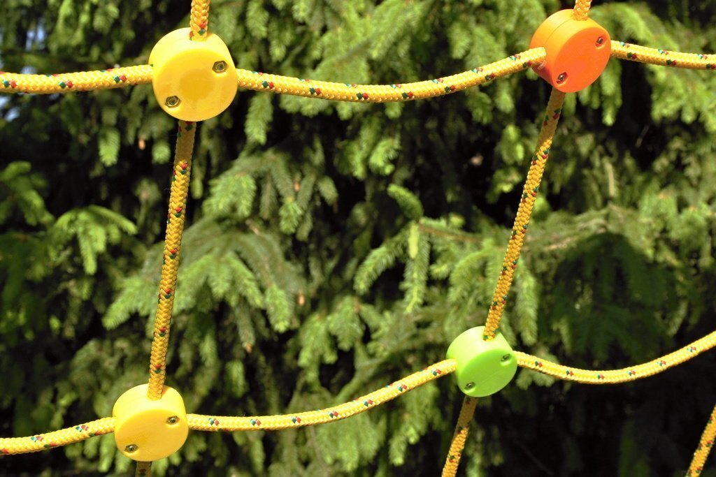 Free STL file Rope clamp for manufacturing climbing net 🗜️・3D printing ...