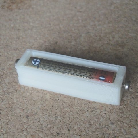 Download free 3D print files Battery Compartment with contacts ・ Cults