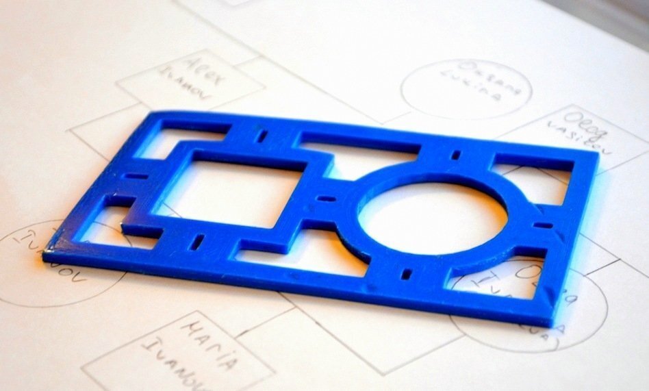 Free STL file Genogram (Family tree) stencil・3D printing idea to ...