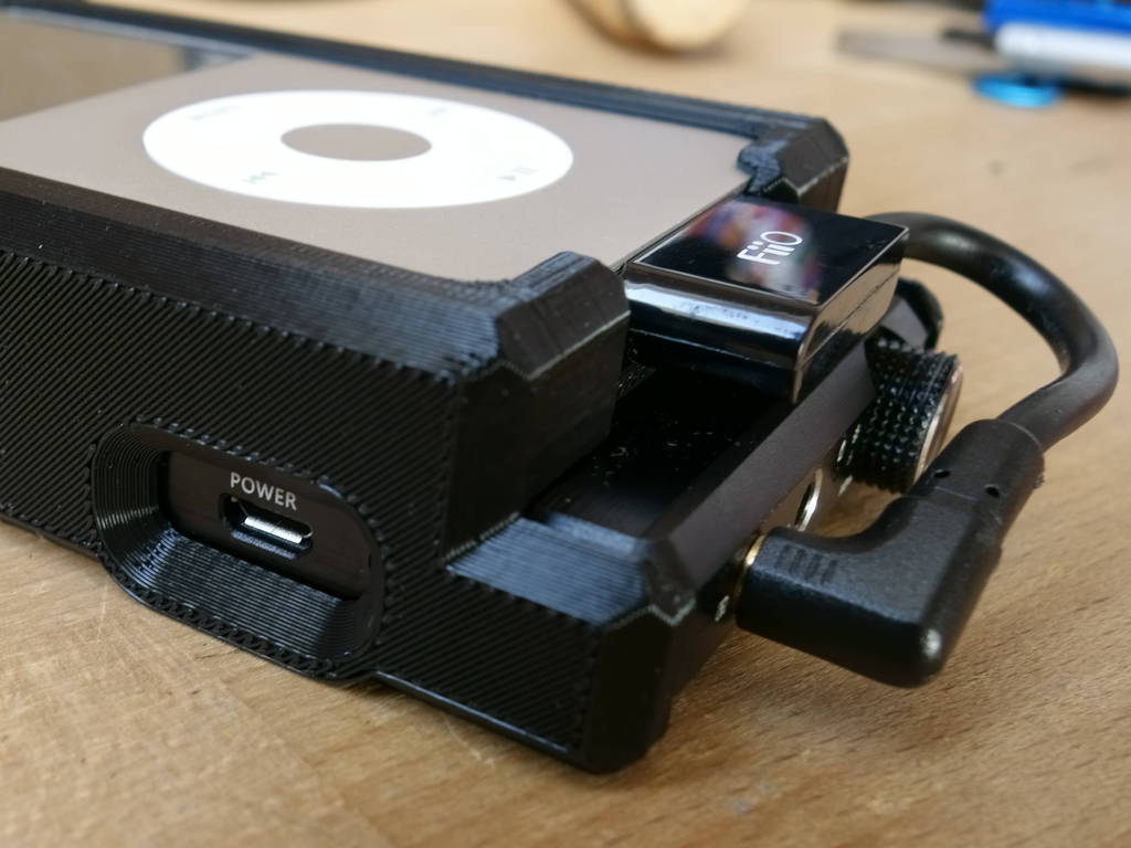 Free STL file Case for iPod Classic and FiiO E12 Mont Blanc + wall ...