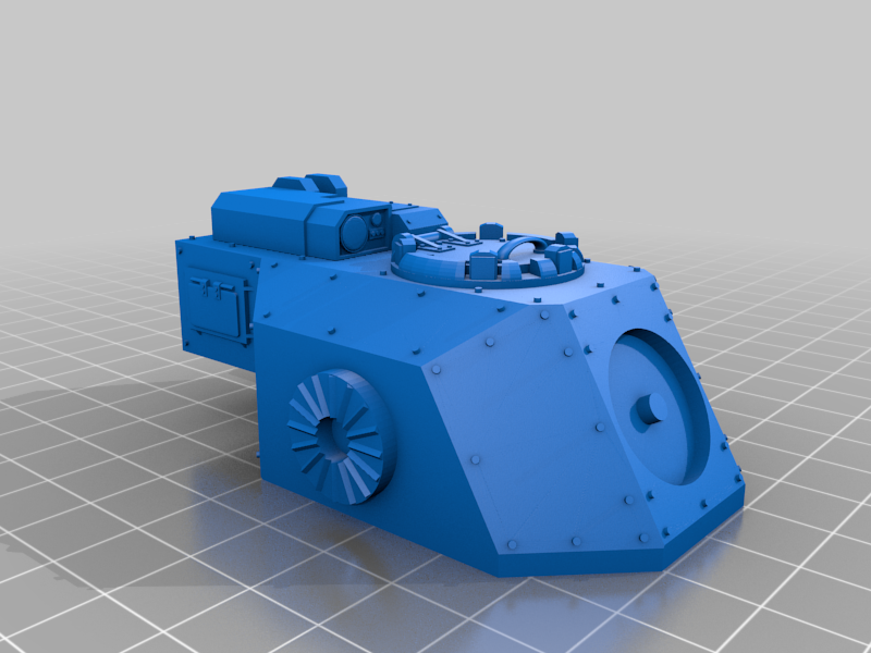 Free STL file Imperial Guard Flak Tank (Hydra-Like Proxy)・3D printer ...