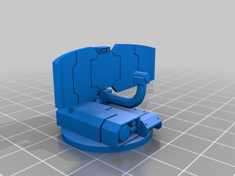 Free STL file Damacles-Style Radar for Chimera Tank 🪖・3D printer design ...