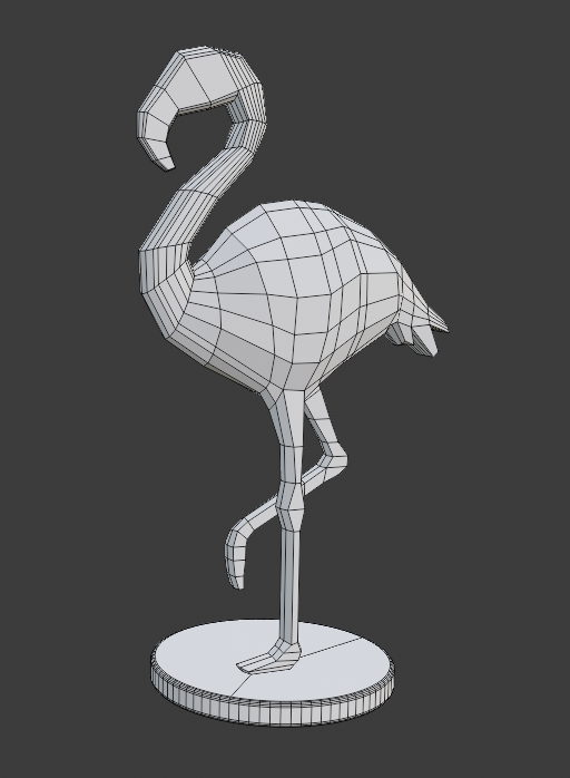 3D file Flamingo Low Poly・3D printer model to download・Cults