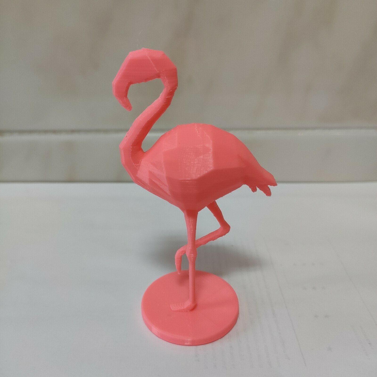 3D file Flamingo Low Poly・3D printer model to download・Cults