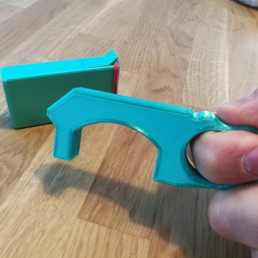 Download free 3D printer files Door handle and button pusher ・ Cults