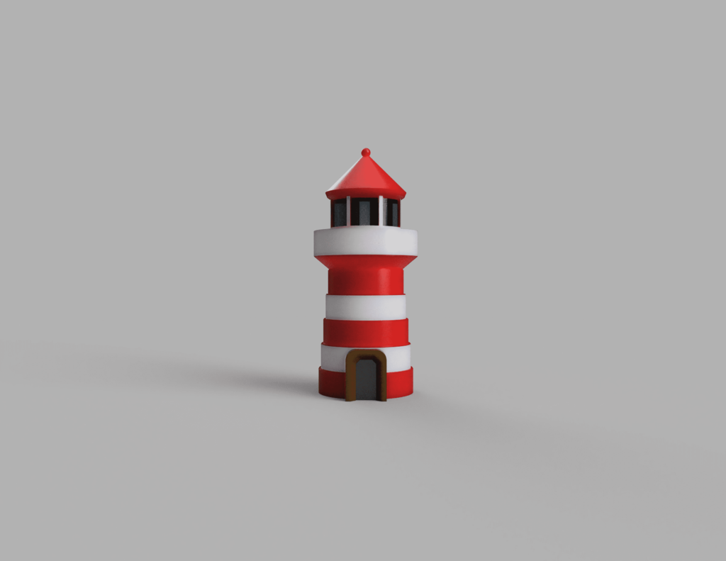Free STL file Easy to Print Lighthouse 🏠・3D print design to download・Cults