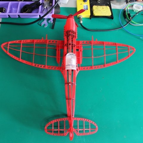 Download 3D model Spitfire model plane for laser cutting or 3D printing ...