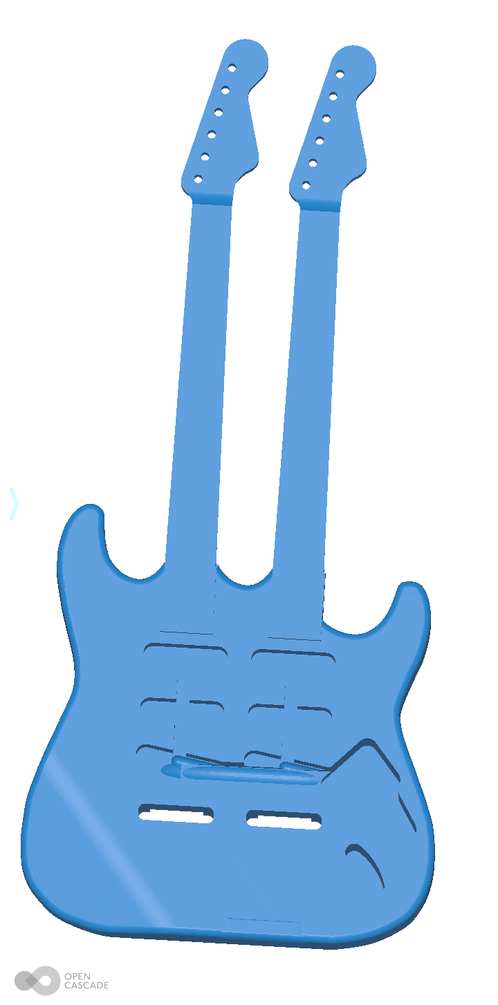 Бесплатный STL файл Double Neck "Ender" Stratocaster Guitar・3D-печатный ...