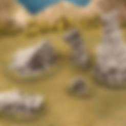 Download free STL Crumbled jungle statue ・ Cults