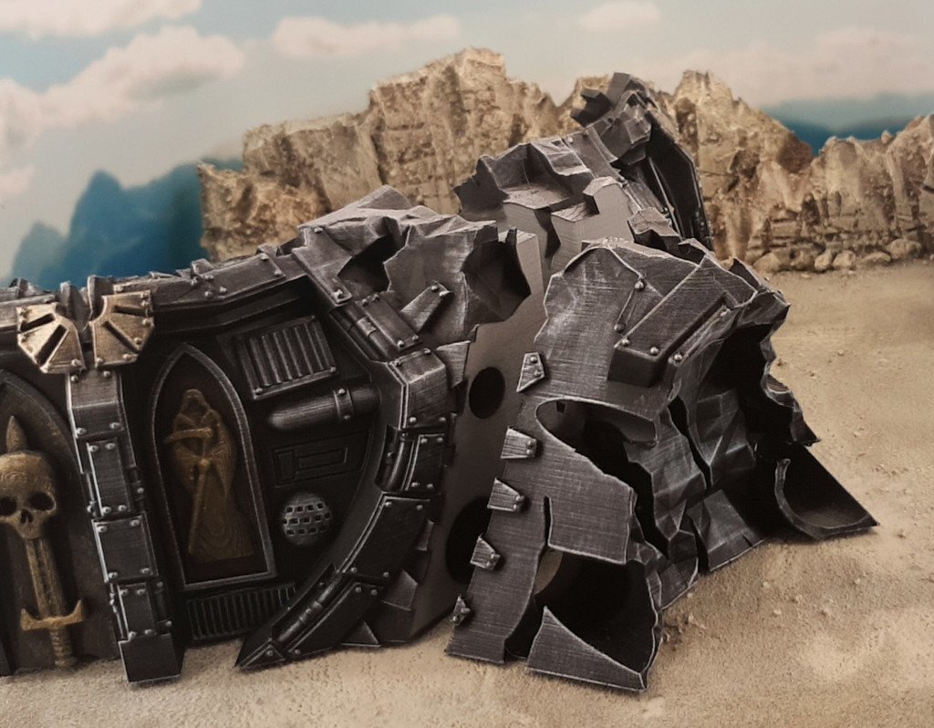 Free STL file Gothic spaceship wreck C nose 🚀・3D printing design to ...