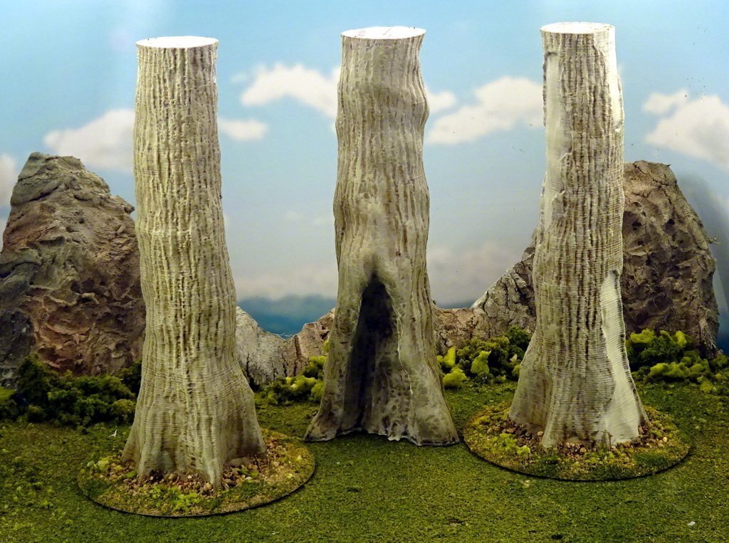 Free STL file Vegetation B - Giant tree trunks 🌳・3D print object to ...
