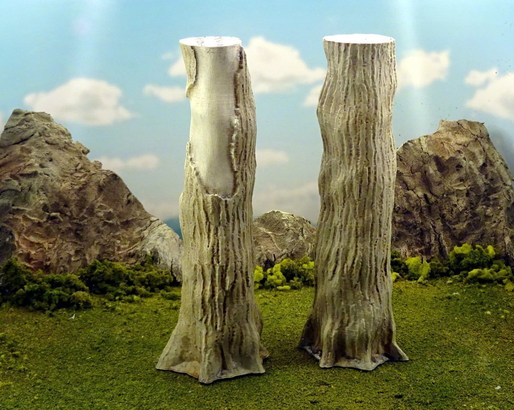 Free STL file Vegetation B - Giant tree trunks 🌳・3D print object to ...