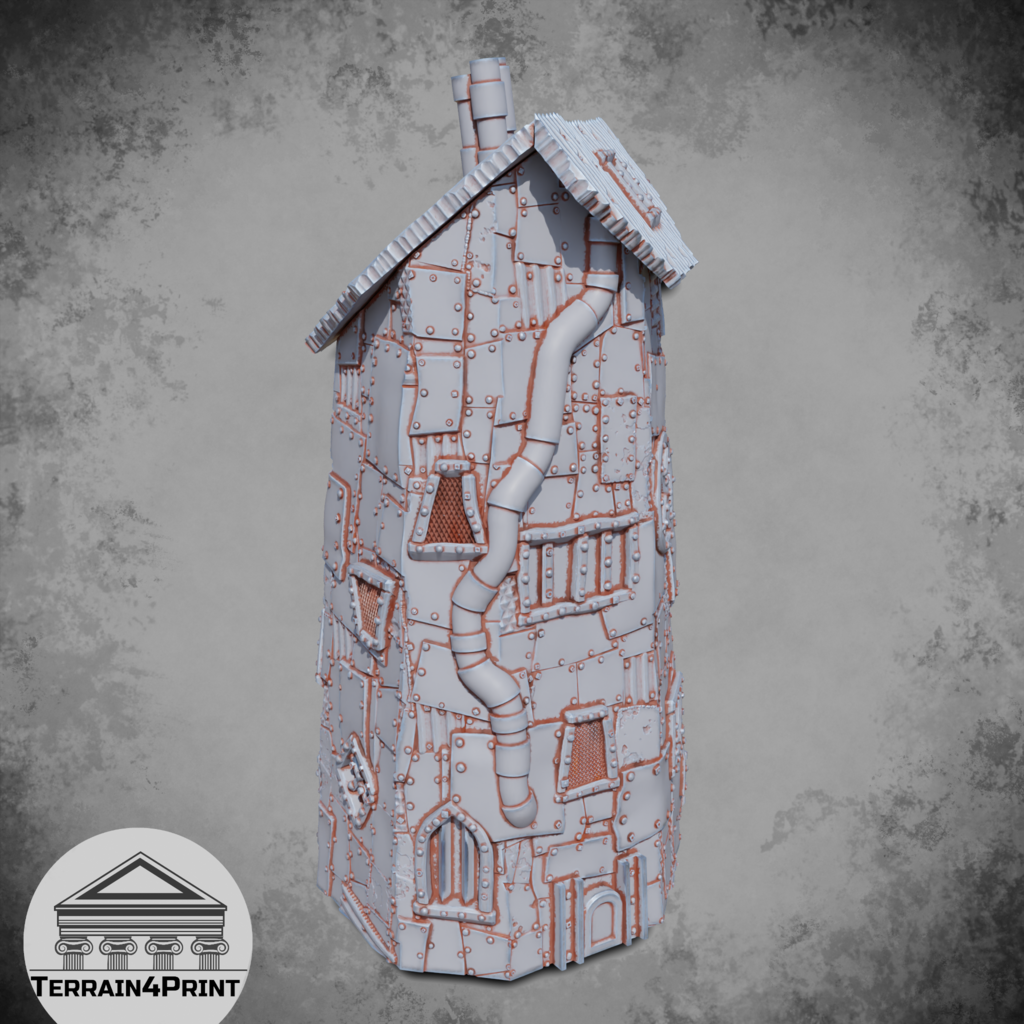 Free 3D file Rivet city tower 🏙️・3D printer design to download・Cults