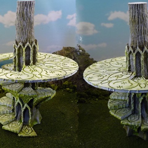 Download free 3D print files Elven treehouse ・ Cults