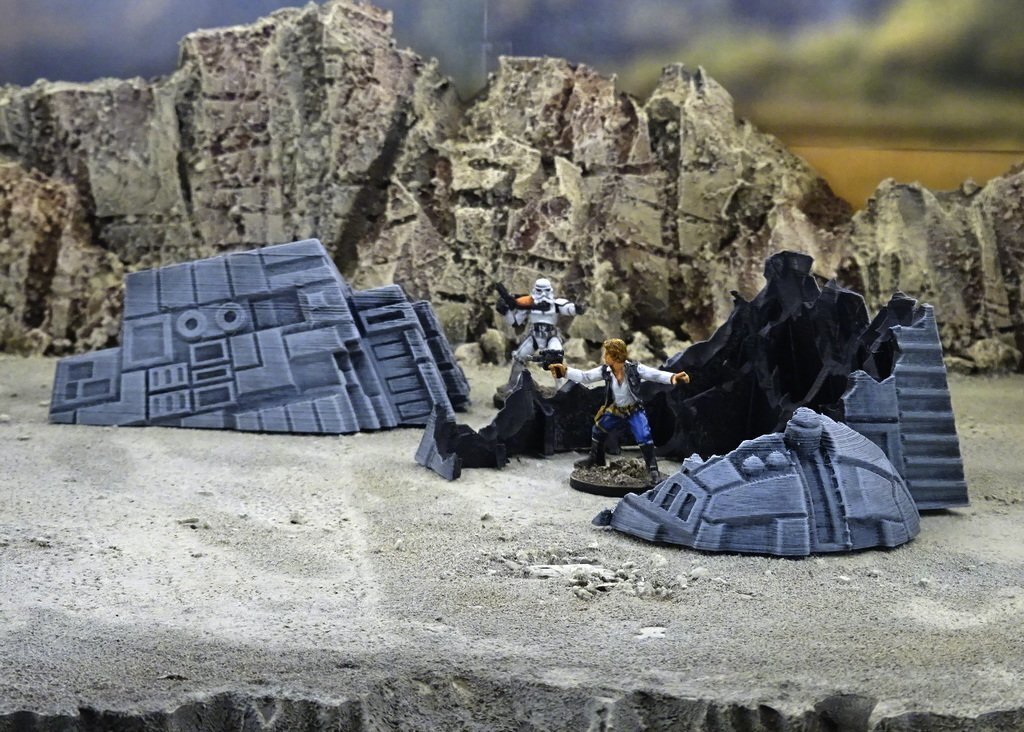 Free STL file Starship wreck・3D printing design to download・Cults