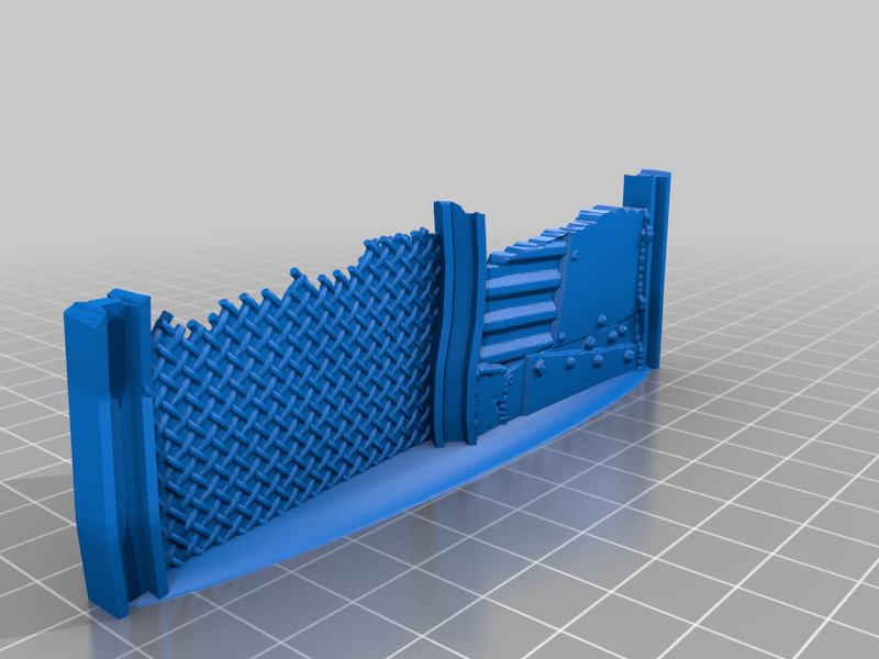 Free 3D file Orky or post apocalyptic fence ⚔・3D printing design to ...