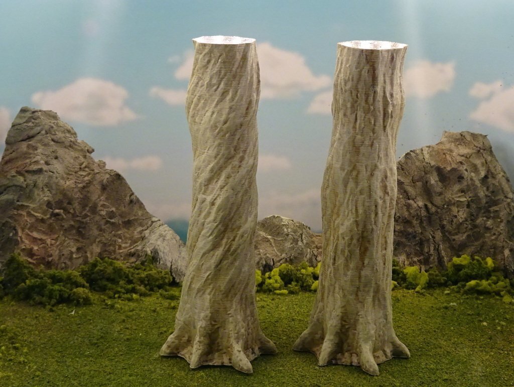 Free STL file Vegetation B - Giant tree trunks 🌳・3D print object to ...