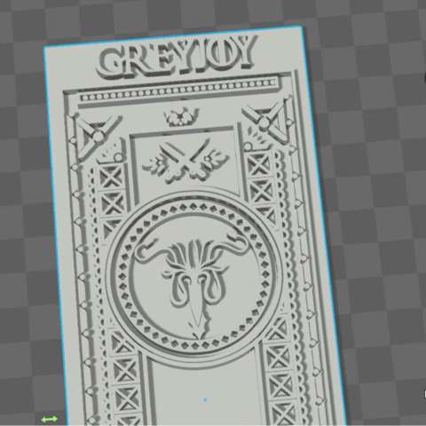 Download 3D printer templates Greyjoy house banner, throne game ・ Cults