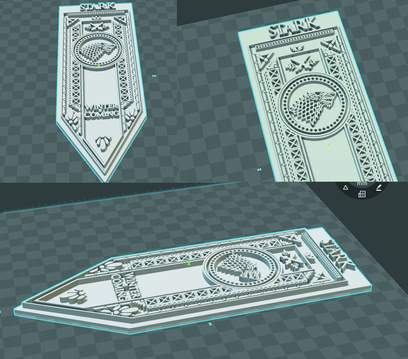 Game Of Thrones Stark Banner