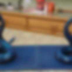 Download free STL file Pokemon Twin Dragonairs Bookends • 3D printable ...