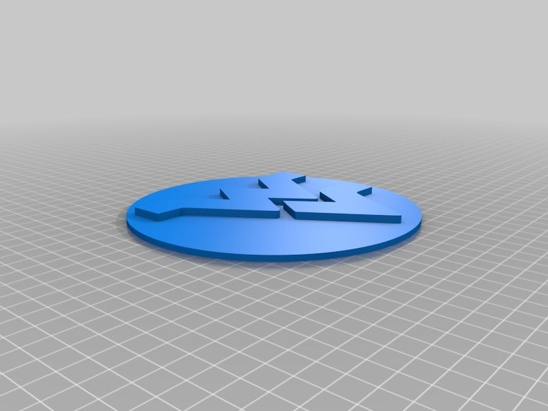 Free STL file University of West Virginia Logo on Circle 🏛️・Model to ...
