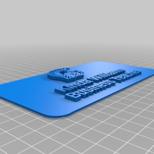 Download free STL file Kinda Williams Name Plate • Model to 3D print ...
