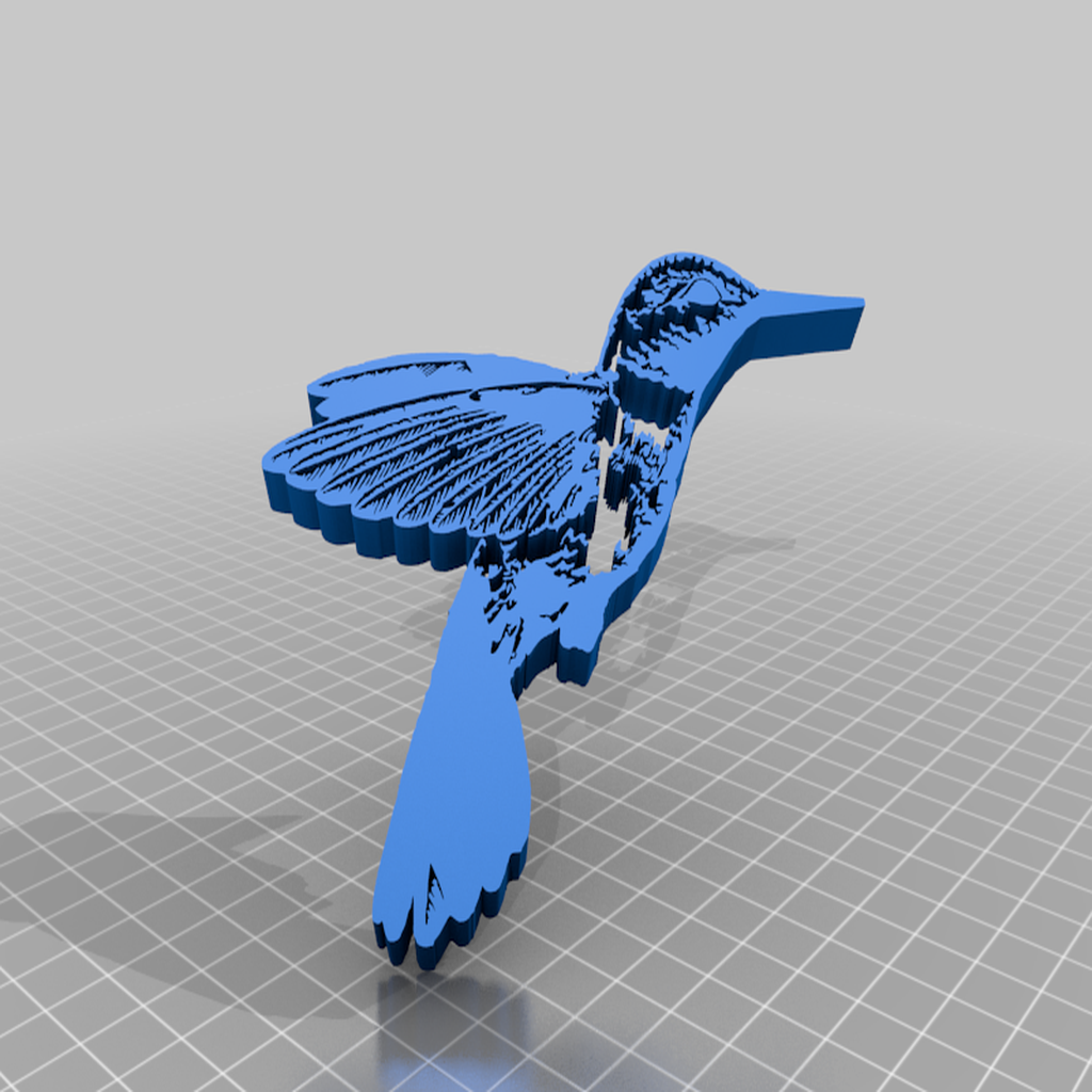Download free STL file Nectar Thrift Store Hummingbird 2 • 3D print ...