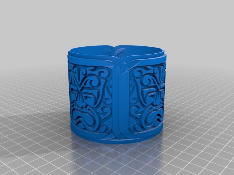 Free STL file Aztec Plaque Circle Bowl・3D printing model to download・Cults