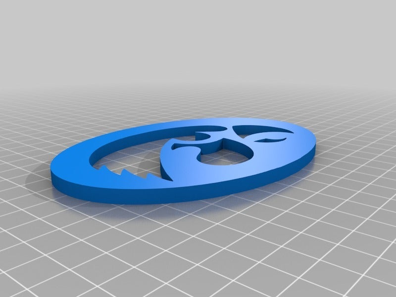 Free STL file Iowa Hawkeye Logo Oval・3D printer design to download・Cults