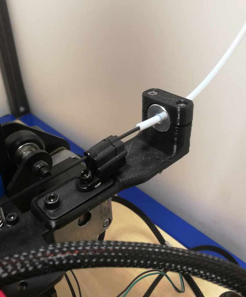 Free 3D file ABS PLA filament guide (with PTFE tube)・Design to download ...