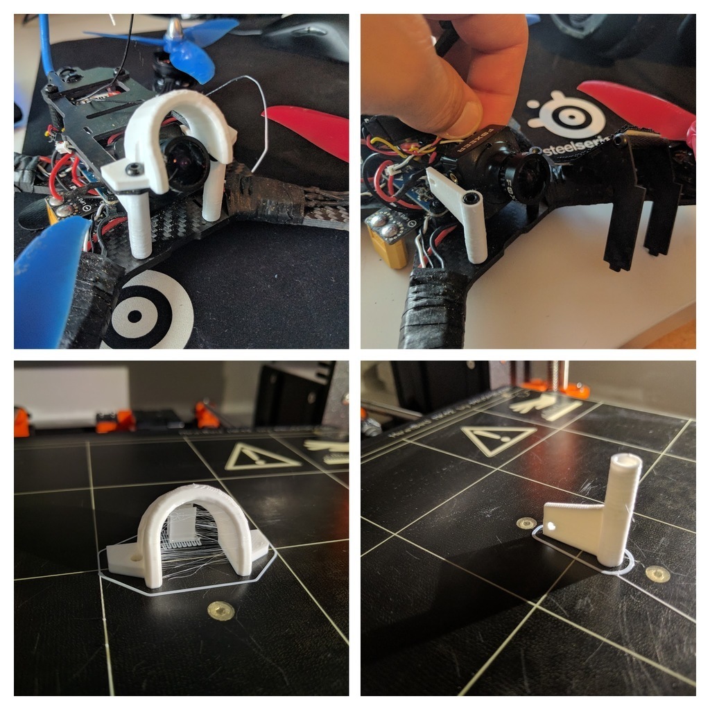 Free 3D file Universal / Realacc X210 FPV camera mount・Template to ...