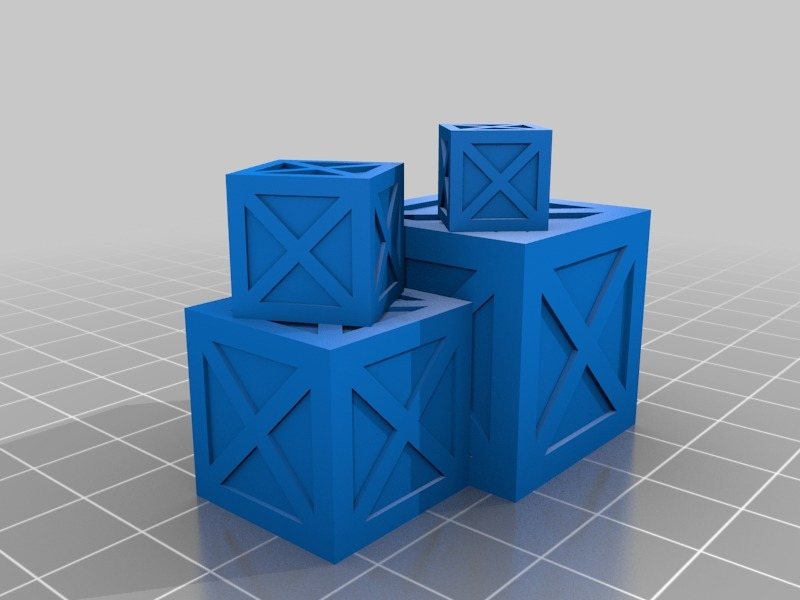 Free 3D file Crate Stacks=1, Crate Stacks=2, Crate Stacks=3・3D printer ...