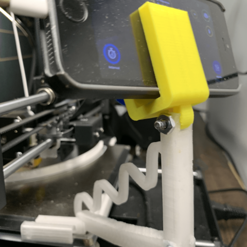 Download 3D printer model Ergonomic phone camera mount for 3D printers ...