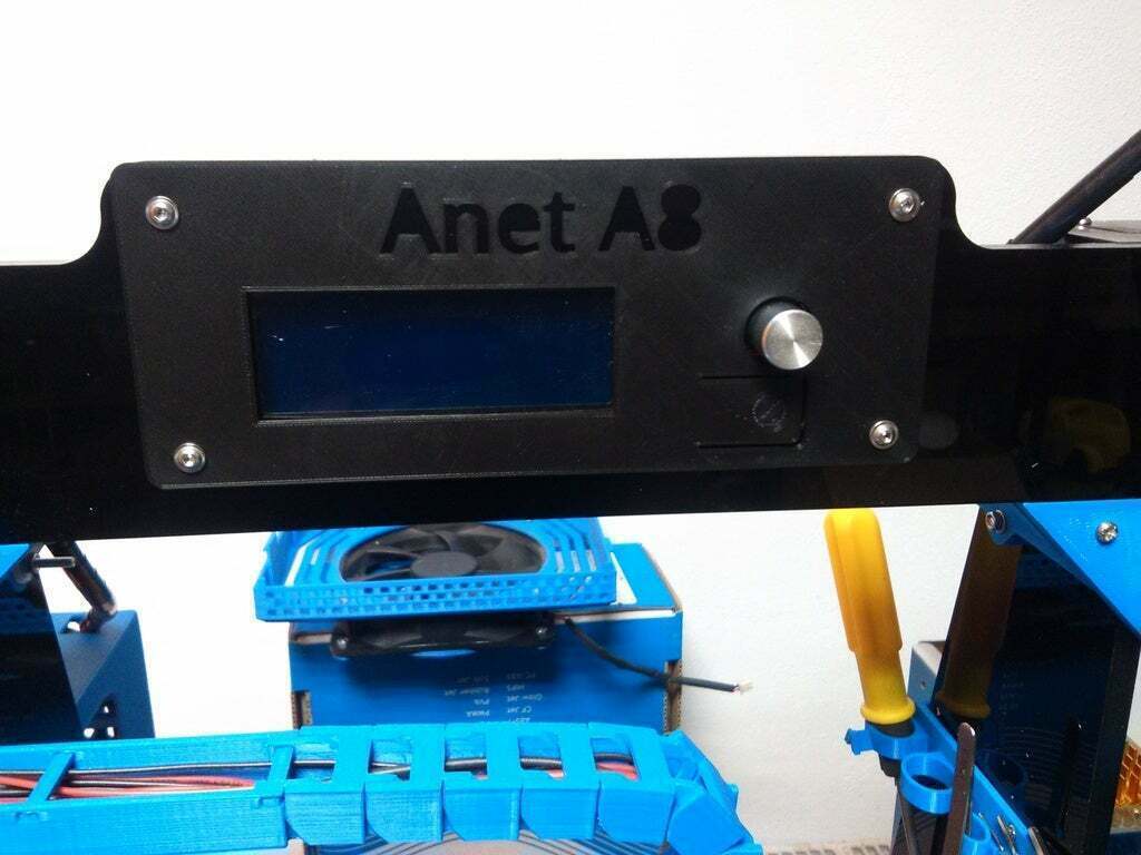 Free STL file Anet A8 display panel 🔧・Model to download and 3D print・Cults