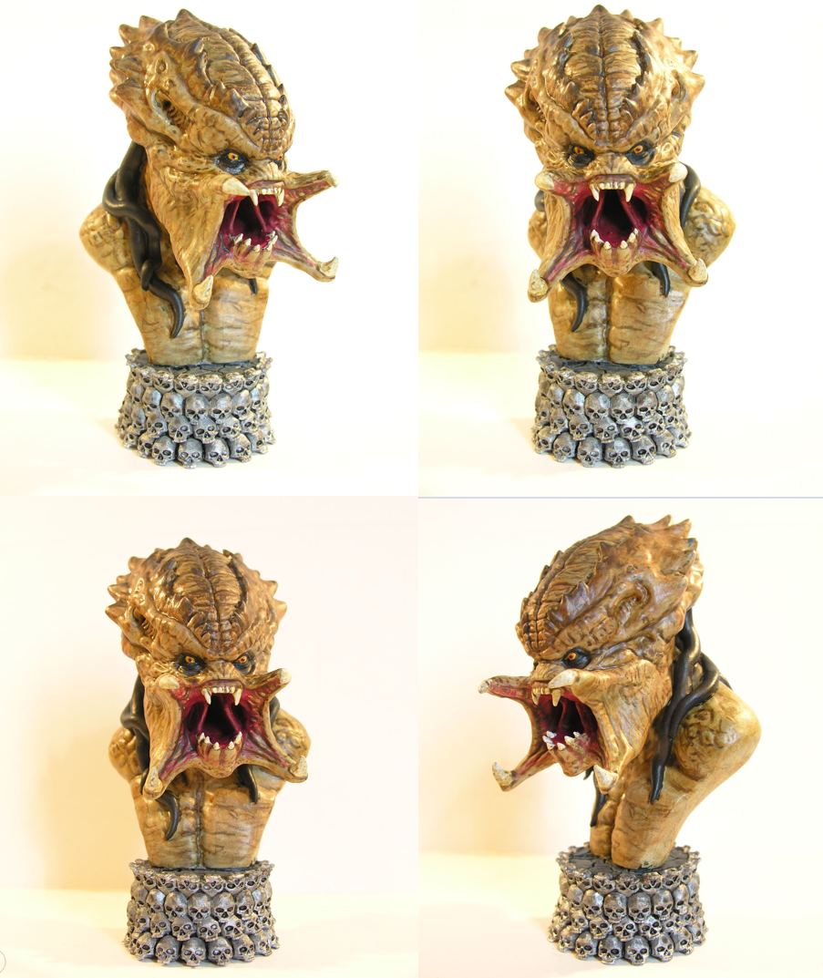 3D printable Predator Bust Sculpt (HD) • made with Elegoo Mars Pro・Cults