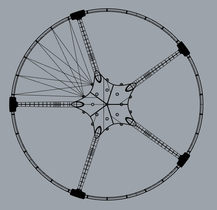 STL file Paramotor Cage Paraglider - Seperate Parts to print on small ...