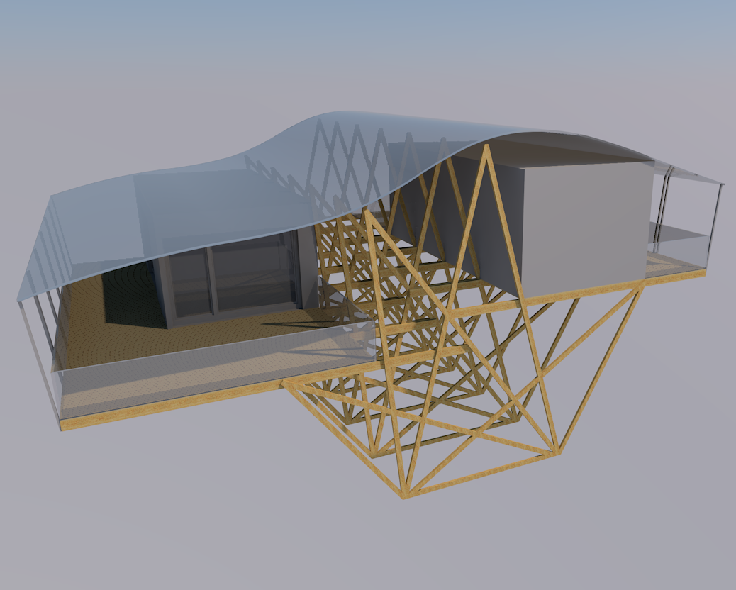 STL file Wood Architecture Modell 🪵・3D printing idea to download・Cults