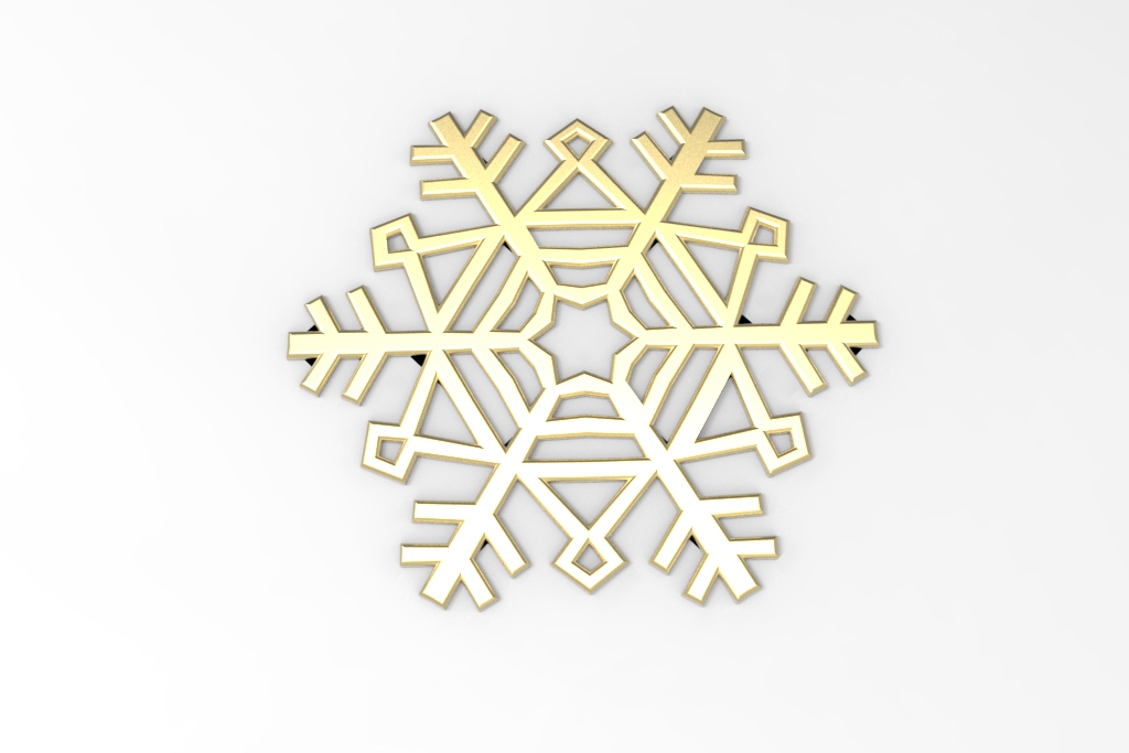 Free STL file Snowflake・3D printing design to download・Cults