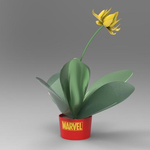 Download STL files Marvel flowerpot ・ Cults