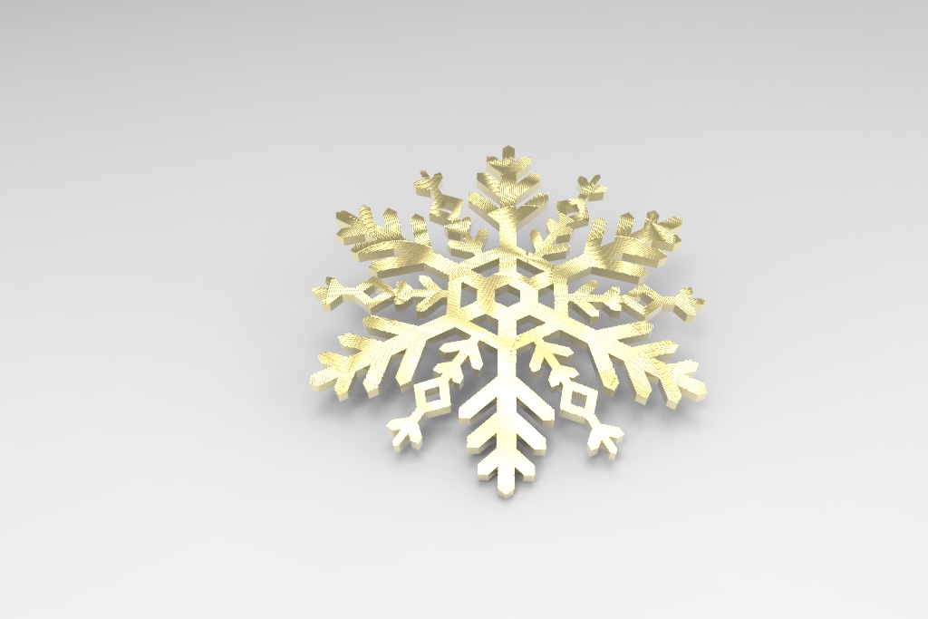 Free STL file Snowflake・3D printing design to download・Cults